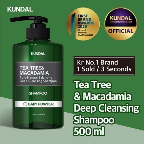 KUNDAL Deep Cleansing Shampoo Baby Powder 500 ml - Beauty & Me