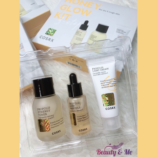 COSRX Full Fit Honey Glow Kit (Dry & Rough Skin) 3 items - Beauty & Me