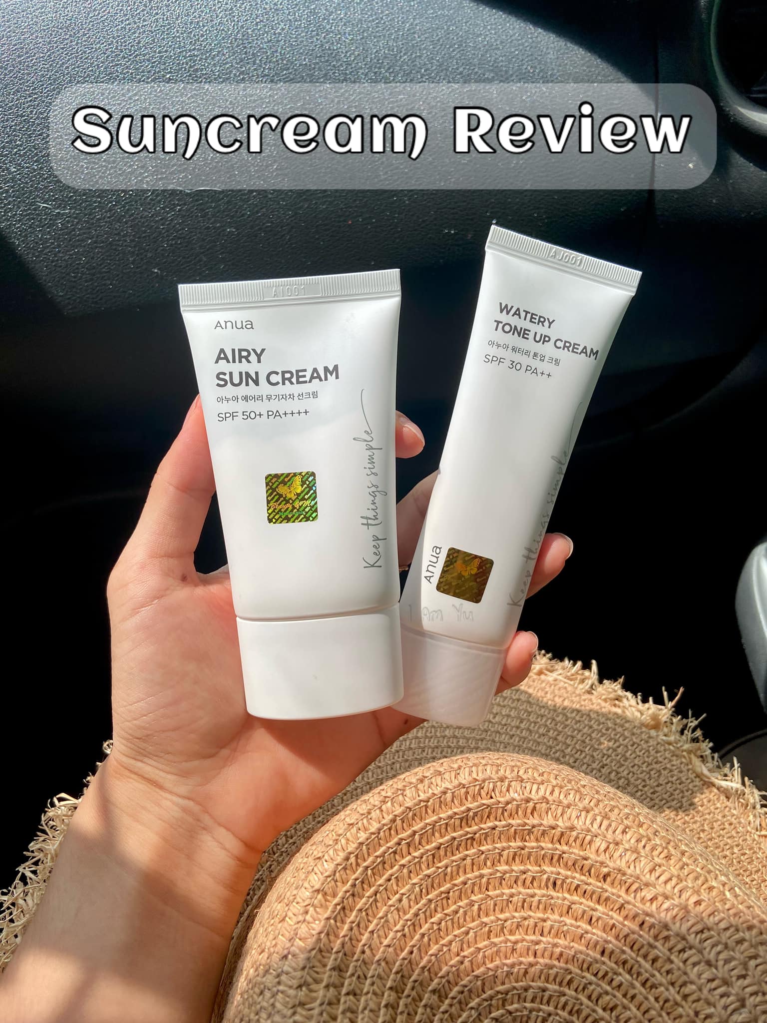 ANUA AIRY SUN CREAM (SPF 50+ PA++++) Reviewed By " I AM 'YU' " - Beauty ...